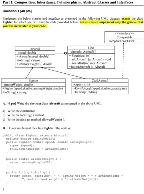 solved part i composition inheritance polymorphism