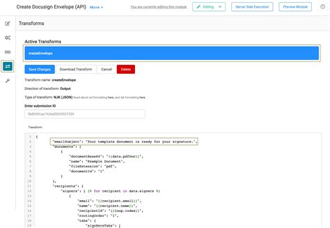 Docusign Workflow Integration Template