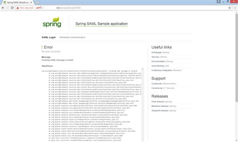 Spring Security Saml Configuration Error With Okta Stack Overflow
