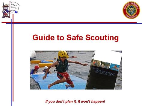 Guide To Safe Scouting If You Dont Plan