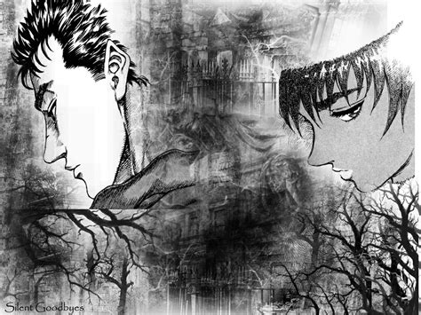 Berserk Hd Wallpaper Intense Guts And Casca Anime Portraits
