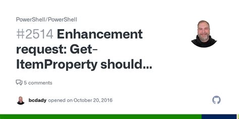 Enhancement Request Get Itemproperty Should Return Value Type For Registry Items · Issue 2514