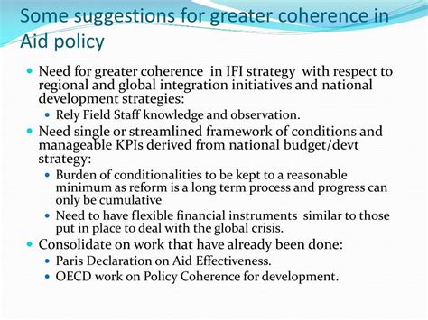 Ppt Policy Coherence Powerpoint Presentation Free Download Id3351130