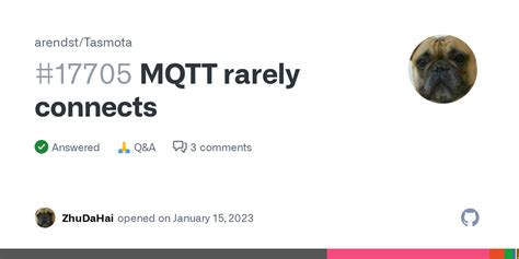 MQTT Rarely Connects Arendst Tasmota Discussion GitHub