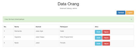 Cara Mudah Input Data Codeigniter Dengan Modal Bootstrap Sugrahaku