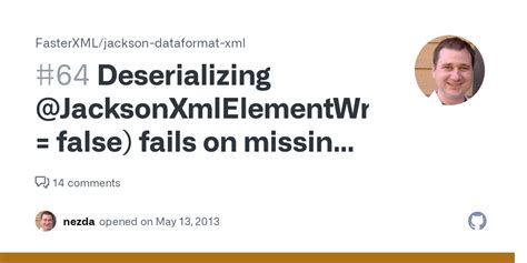 Deserializing Jacksonxmlelementwrapperusewrapping False Fails On