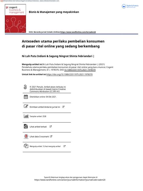 Key Antecedents Of Consumer Purchasing Behaviour In Emerging Online