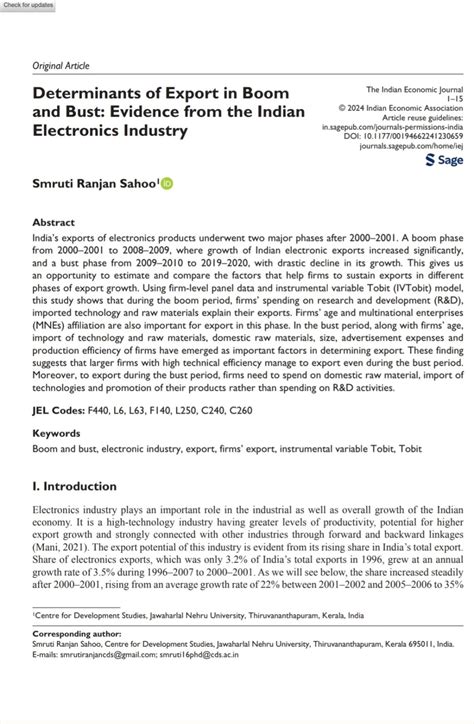 Smruti Ranjan Sahoo Phd On Linkedin Happy To Share My Recent Paper