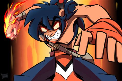 Burning Nuckles By Azure Arts On Deviantart