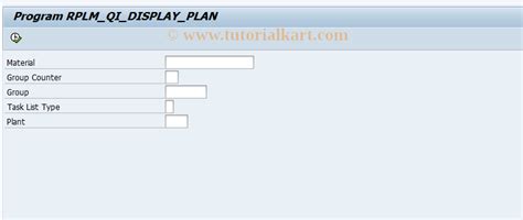 Qi Display Plan Sap Tcode Display Task List
