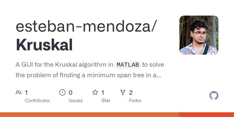 Github Esteban Mendozakruskal A Gui For The Kruskal Algorithm In