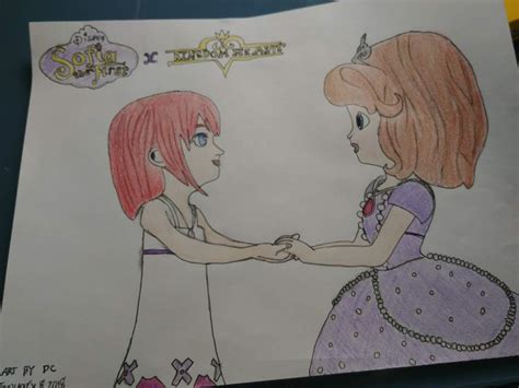 Kingdom Hearts X Sofia The First Crossover Fan Art Kingdom Hearts Amino
