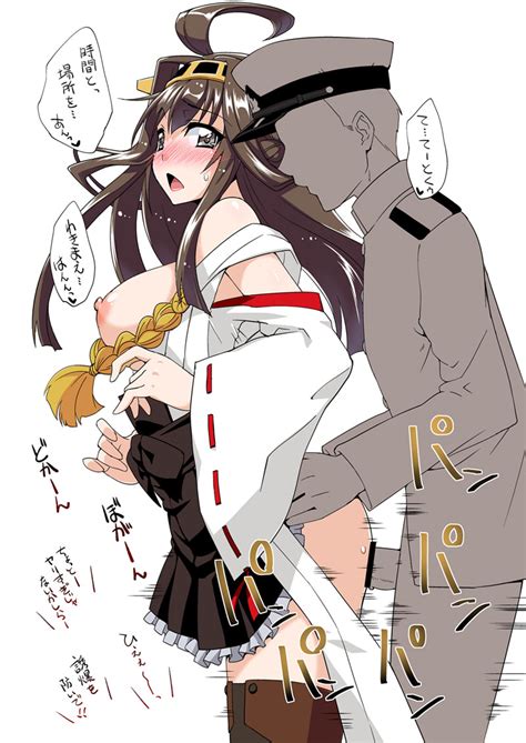 Admiral And Kongou Kantai Collection Drawn By Mikagami Sou Danbooru