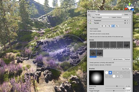 Paint Trees And Details Using Unity S Default Tools