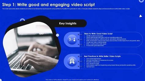 Step 1 Write Good And Engaging Video Script Synthesia Ai Video