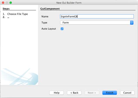 Responsive Sign In Form Using New Gui Builder Codename One