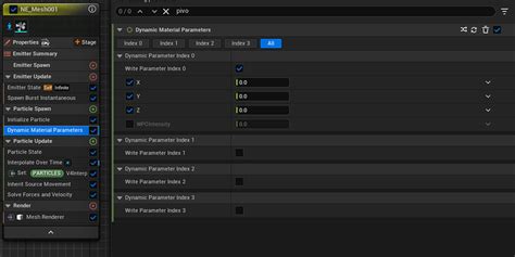 Niagara Mesh Particle Stretch Effect How Does It Work Help Please