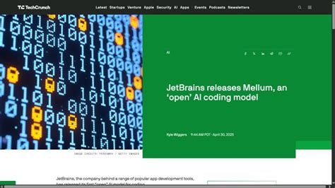 Jetbrains Launches Mellum Their Ai Coding Model Is Now Public Big News