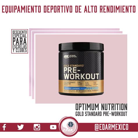 Optimum Nutrition Gold Standard Pre Workout Edarmexico