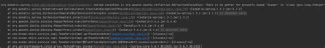 org apache ibatis reflection reflectionexception there is no getter