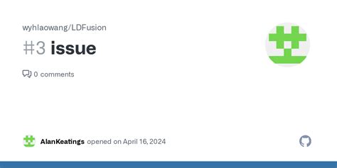 Issue Issue Wyhlaowang LDFusion GitHub