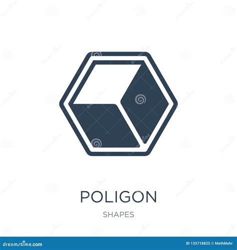 Poligon Icon Vector Isolated On White Background Poligon Sign 133799598