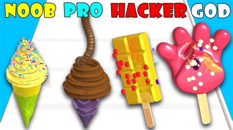 NOOB Vs PRO Vs HACKER Vs GOD Dessert DIY YouTube