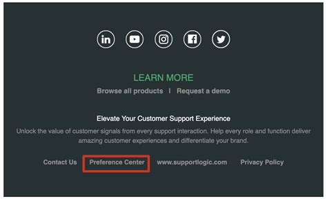How To Unsubscribe From Supportlogic Marketing Emails Education And Support Portal
