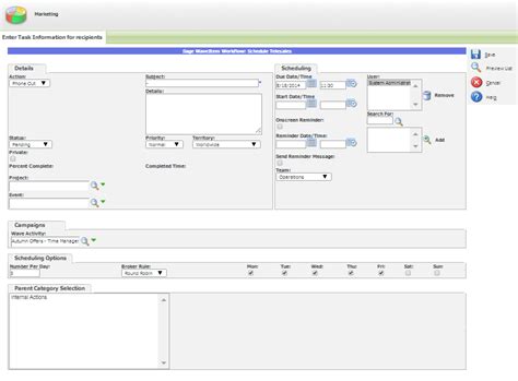 Campaign Activities Internal Mail Merge And Telesales Sage Crm Hints