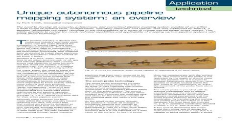 Pdf Technical Unique Autonomous Pipeline Mapping System An