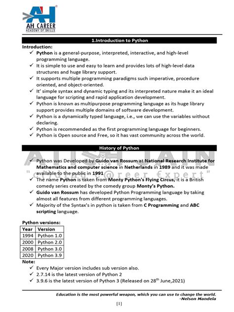 python material pdf data type variable computer science