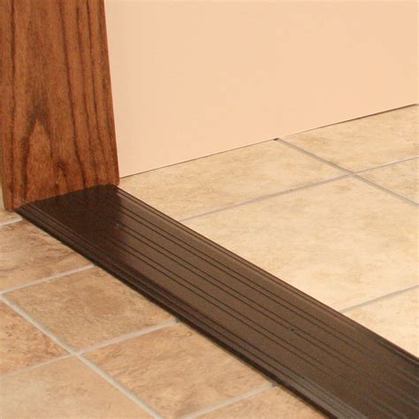 m d 68395 1 4 x 5 x 36 bronze fluted saddle threshold door accessories inexpensive