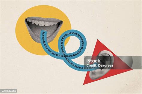 복합 크리 에이 티브 이미지 스케치 템플릿 사진 콜라주 소문 귀를 공유하는 사람들의 사진 콜라주 흰색 배경에 고립 된 정보를 듣습니다 0명에 대한 스톡 사진 및 기타 이미지