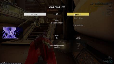 Not Eligible Due To Inactivity Mission Specific Warframe Forums