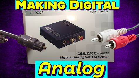 Adding Analog Rca Outputs To A Digital Tv The Easy Way Prozor Dac S Youtube