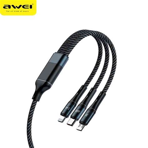 Awei Cl W In Fast Multi Charging Cable Price In Bangladesh