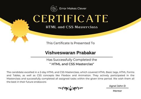 html and css masterclass ppt