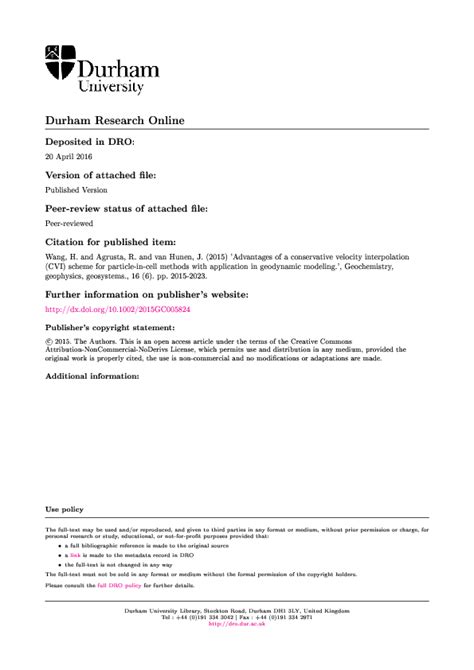 Pdf Advantages Of A Conservative Velocity Interpolation Cvi Scheme For Particle‐in‐cell