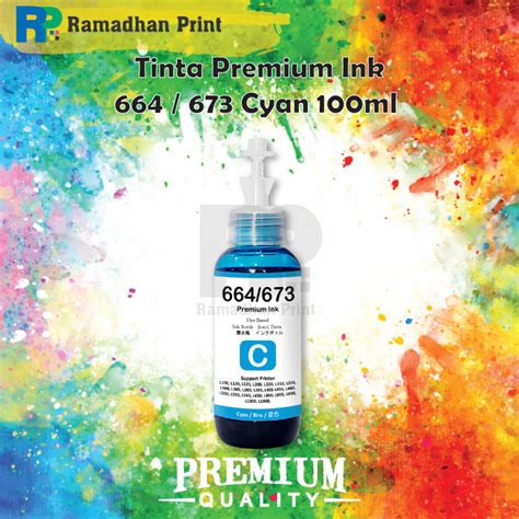 Jual Tinta Refill Isi Ulang Botol Epsn 664 Tinta Printer T664 L100 L110 L120 L200 L210 Premium