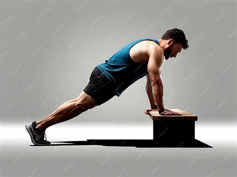 Premium Vector Vector Man Planking Isolated