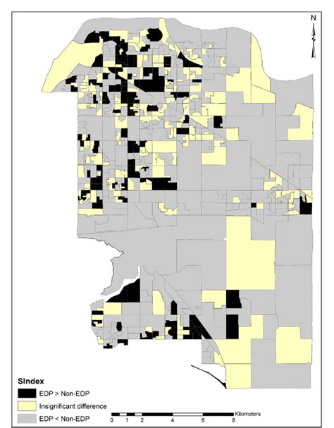 1 Comparison Of The Spatial Point Patterns Between Edp And Non Edp