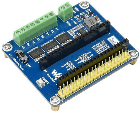 Шилд керування 4 мя моторами для Raspberry Pi Pico купити в Києві та Україні