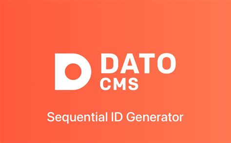 Sequential Id Generator Plugins Datocms