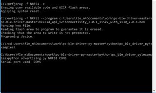 Pc Ble Driver Py Examples Issues Nordic Q A Nordic DevZone Nordic