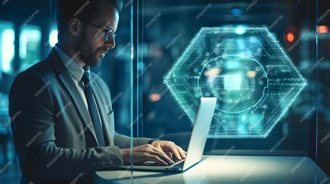 premium photo a cybersecurity expert implementing multifactor