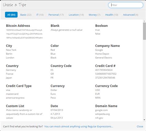 Mockaroo Generador De Datos De Prueba