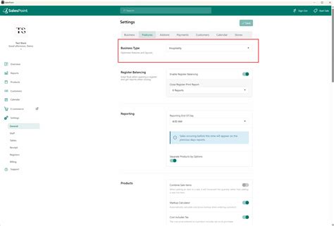 Salespoint Support Set Up Tables And Takeaway Queues