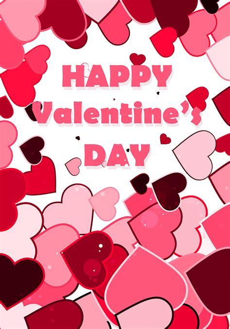 분홍색과 흰색 발렌타인 배경 그래픽 Ai Eps Uidownload