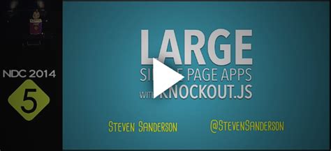 architecting large single page applications with knockout js