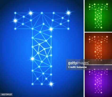 t on triangular nodes connection structure vector art high res vector